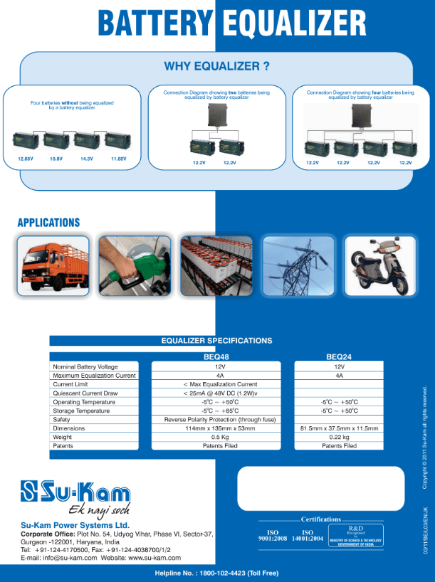Battery Equalization for Lead Acid Batteries - Kunwer Sachdev: The ...